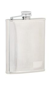 6oz Checked Stainless Steel Flask | Charles Buyers