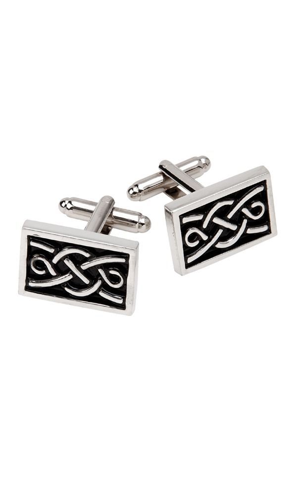 Rectangle Celtic Cufflinks | Charles Buyers