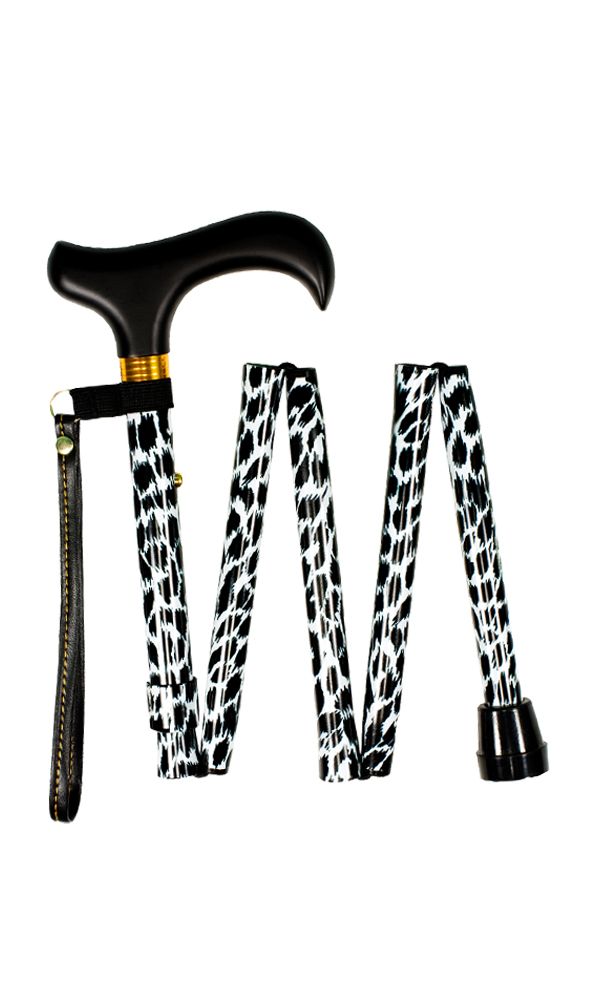 Zebra Print Folding Stick | Charles Buyers